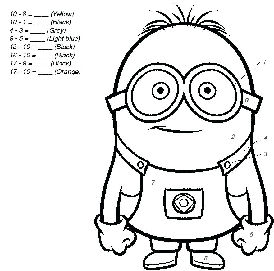 Addition And Subtraction Coloring Pages At GetColorings Free
