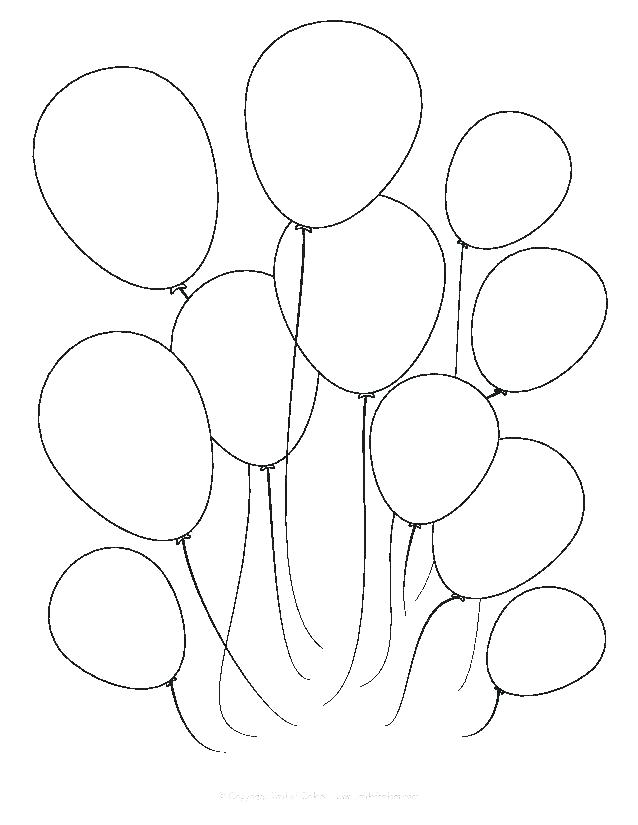 Balloon Coloring Pages Printable At GetColorings Free Printable 
