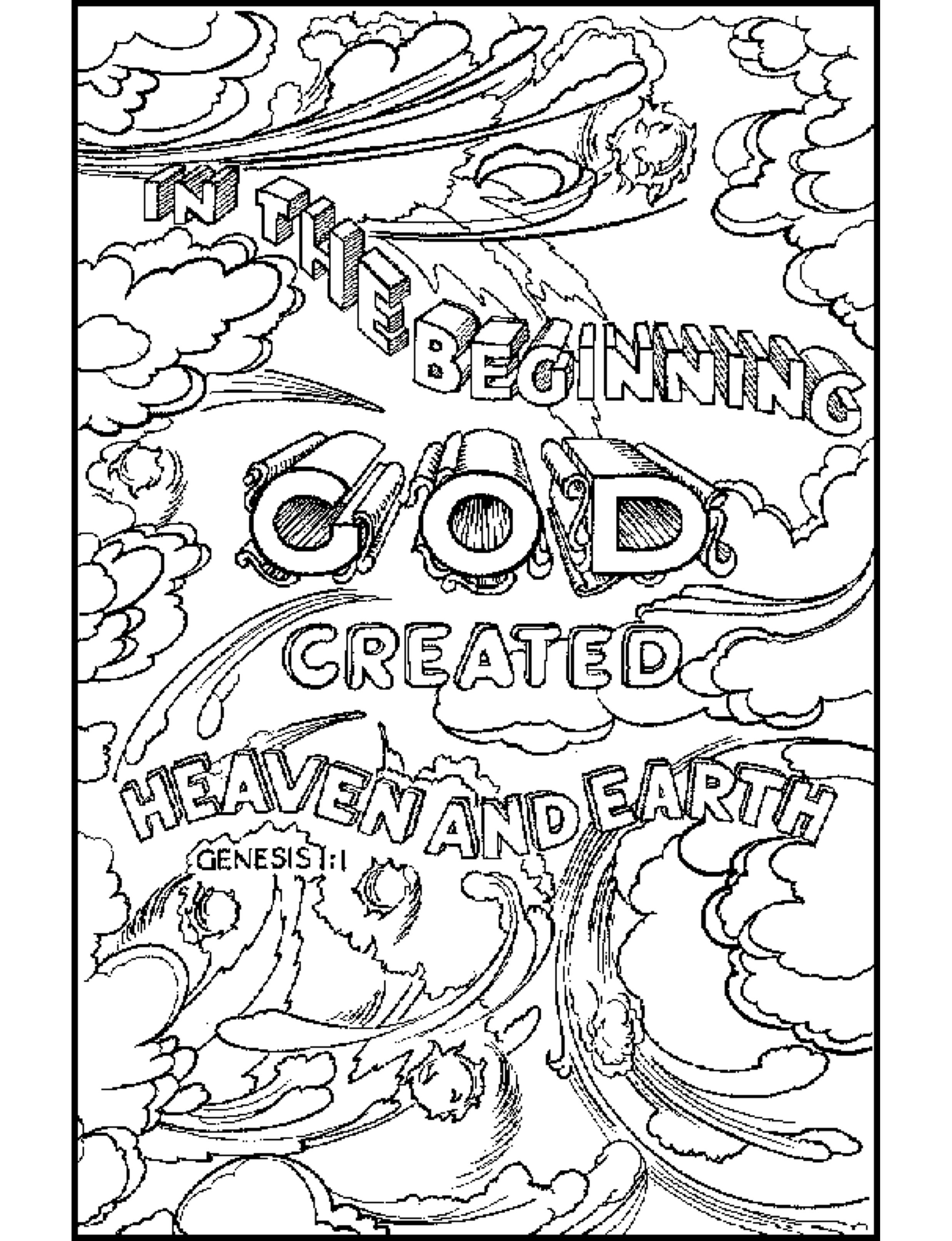 Bible Verse Coloring Pages For Kids At GetColorings Free