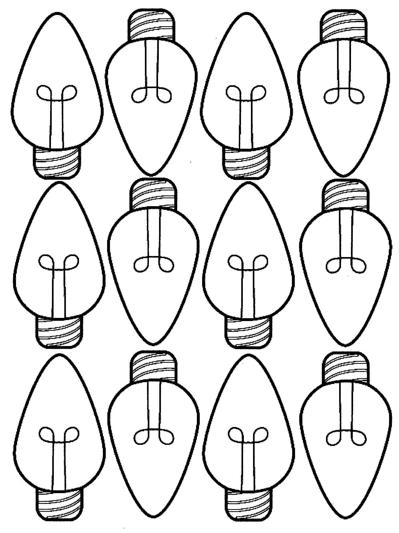 Bulb Coloring Pages At GetColorings Free Printable Colorings 