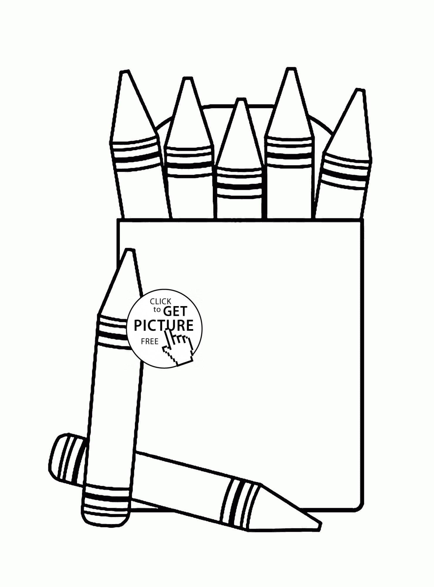 Coloring Pages For Crayons At GetColorings Free Printable 