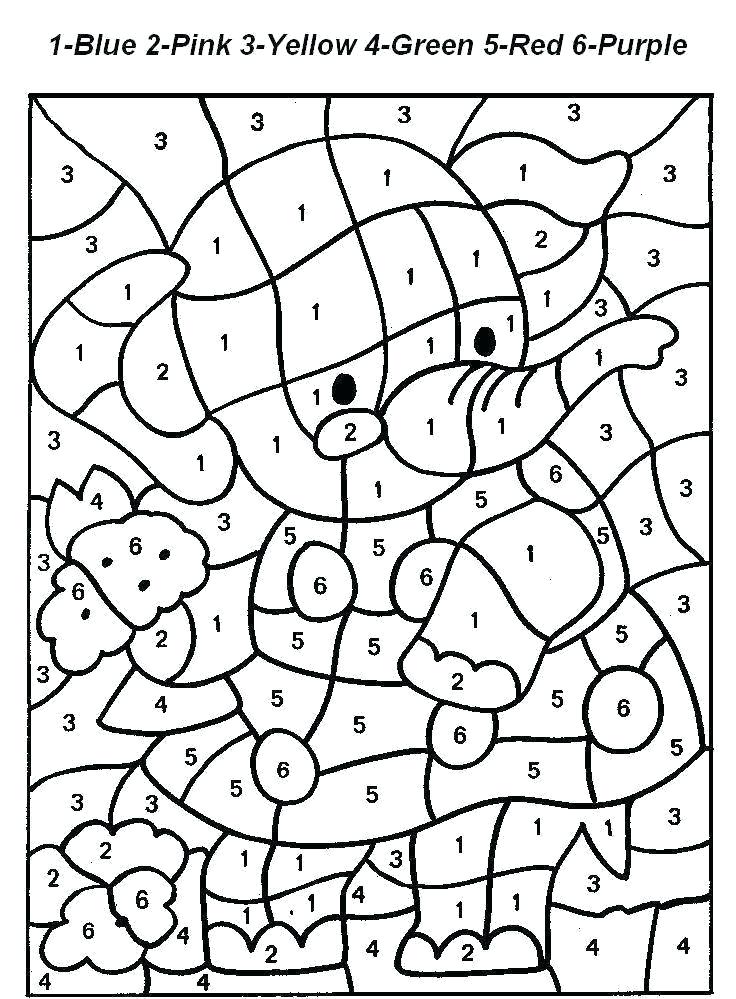 Coloring Pages With Number Codes At GetColorings Free Printable 