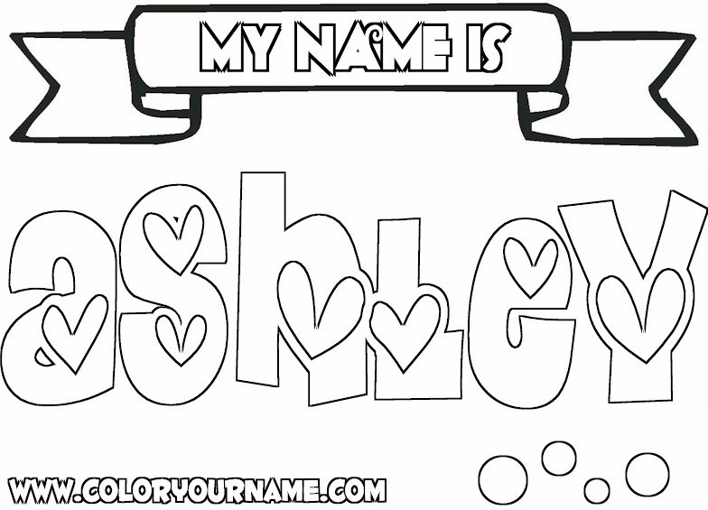 Create Name Coloring Pages At GetColorings Free Printable