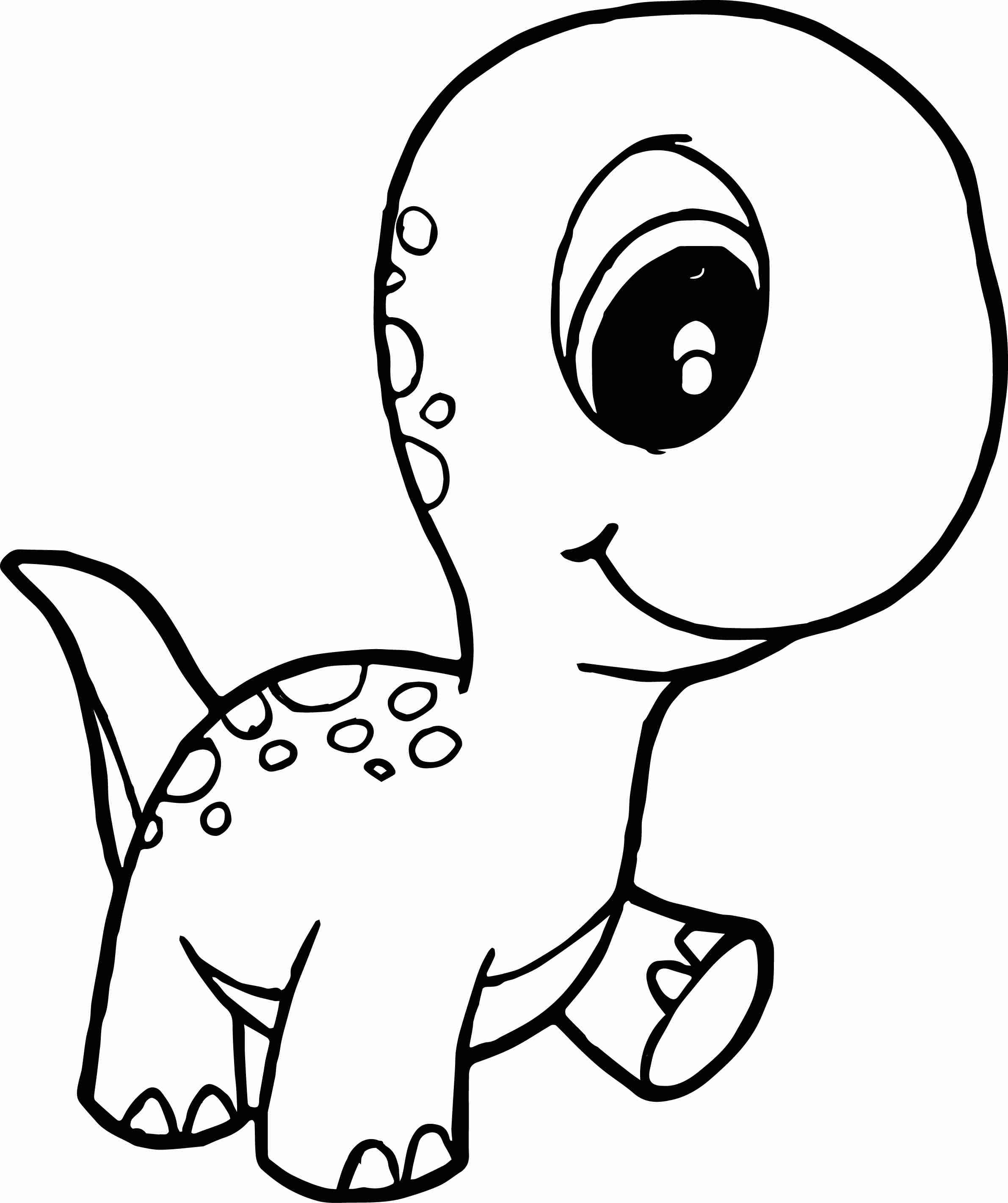 Cute Baby Dinosaur Coloring Pages At GetColorings Free Printable 