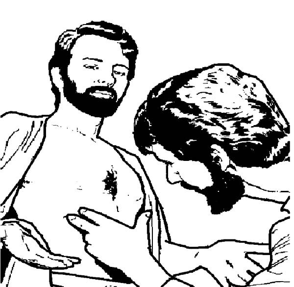 Doubting Thomas Coloring Page at GetColorings.com | Free printable ... Doubting Thomas Coloring Page at GetColorings.com | Free printable ...