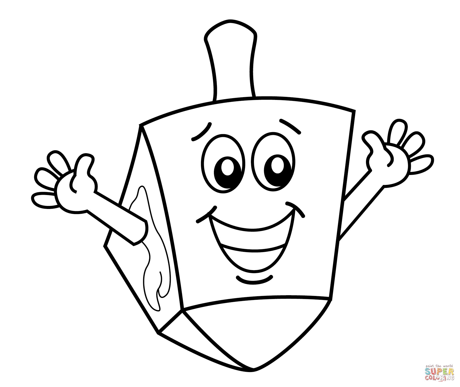 Dreidel Coloring Pages At GetColorings Free Printable Colorings 
