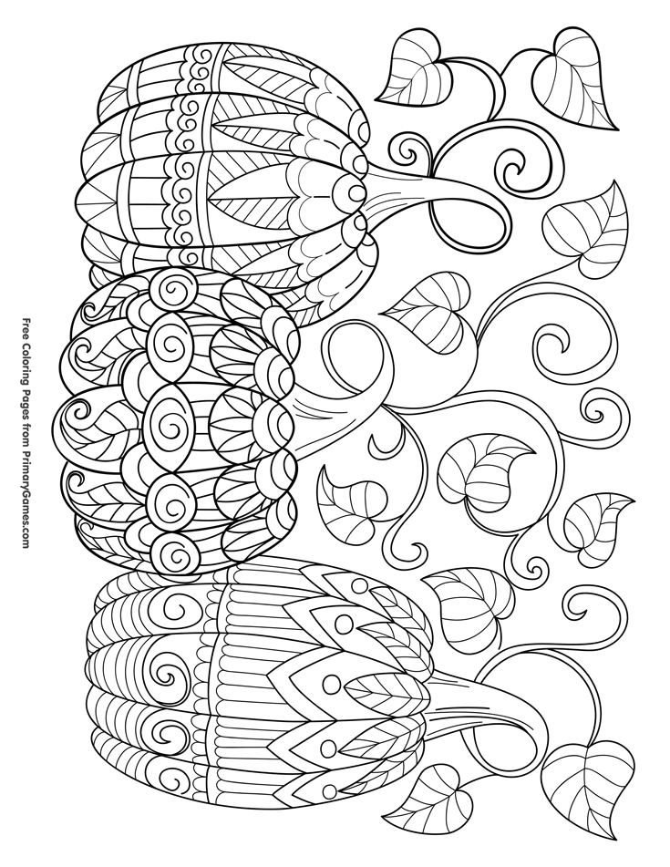 Free Printable Halloween Coloring Pages For Adults At GetColorings 