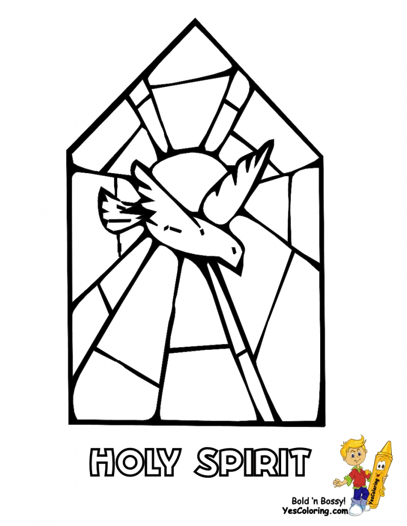 Holy Spirit Coloring Page At GetColorings Free Printable