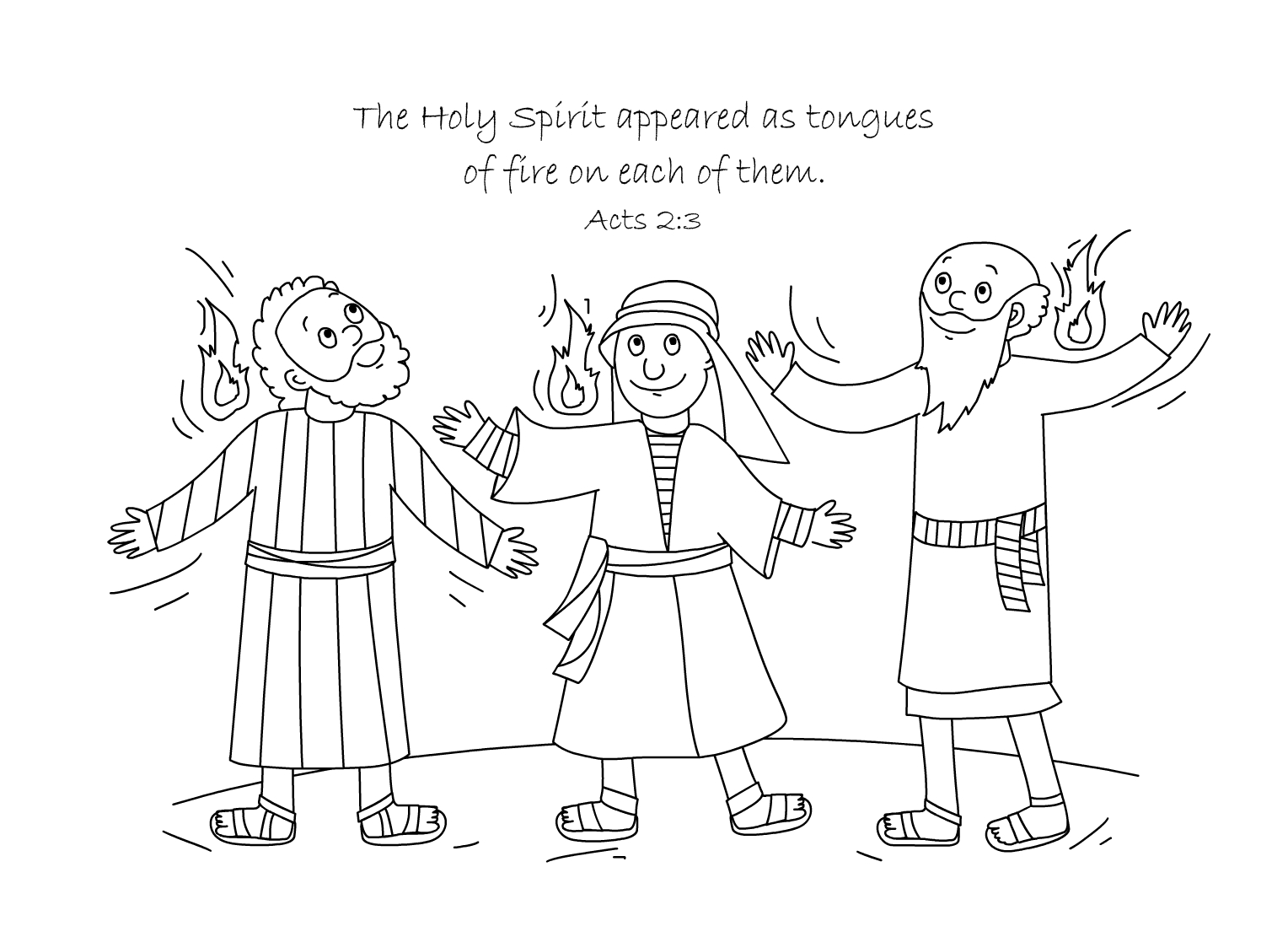 Holy Spirit Coloring Page At GetColorings Free Printable