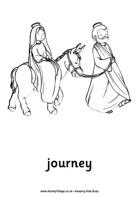 Journey To Bethlehem Coloring Pages At GetColorings Free 