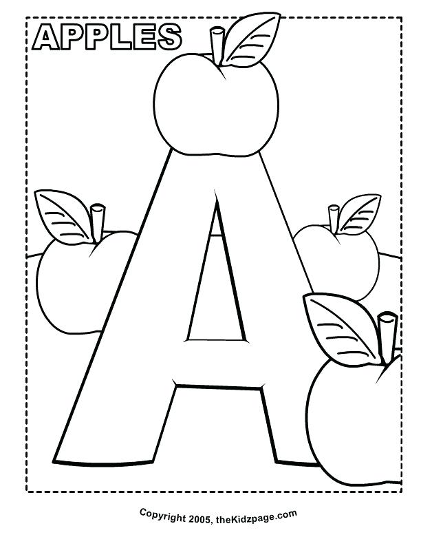 Letter A Coloring Pages For Toddlers At GetColorings Free