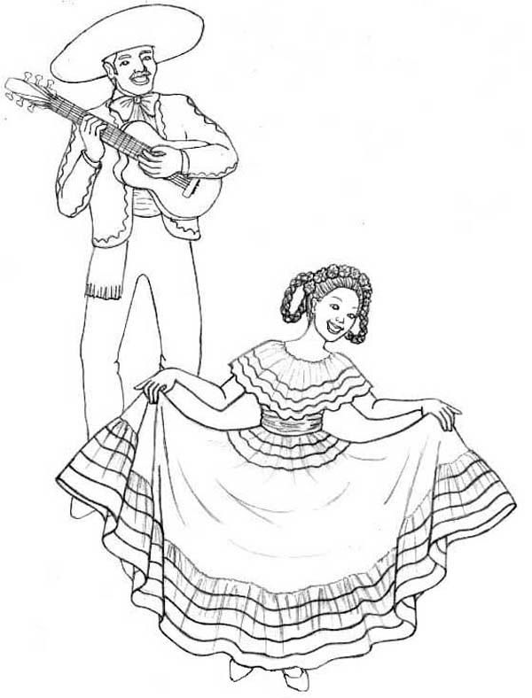 Mariachi Coloring Page at GetColorings.com | Free printable colorings ... Mariachi Coloring Page at GetColorings.com | Free printable colorings ...