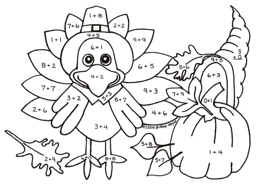 Math Coloring Sheets First Grade