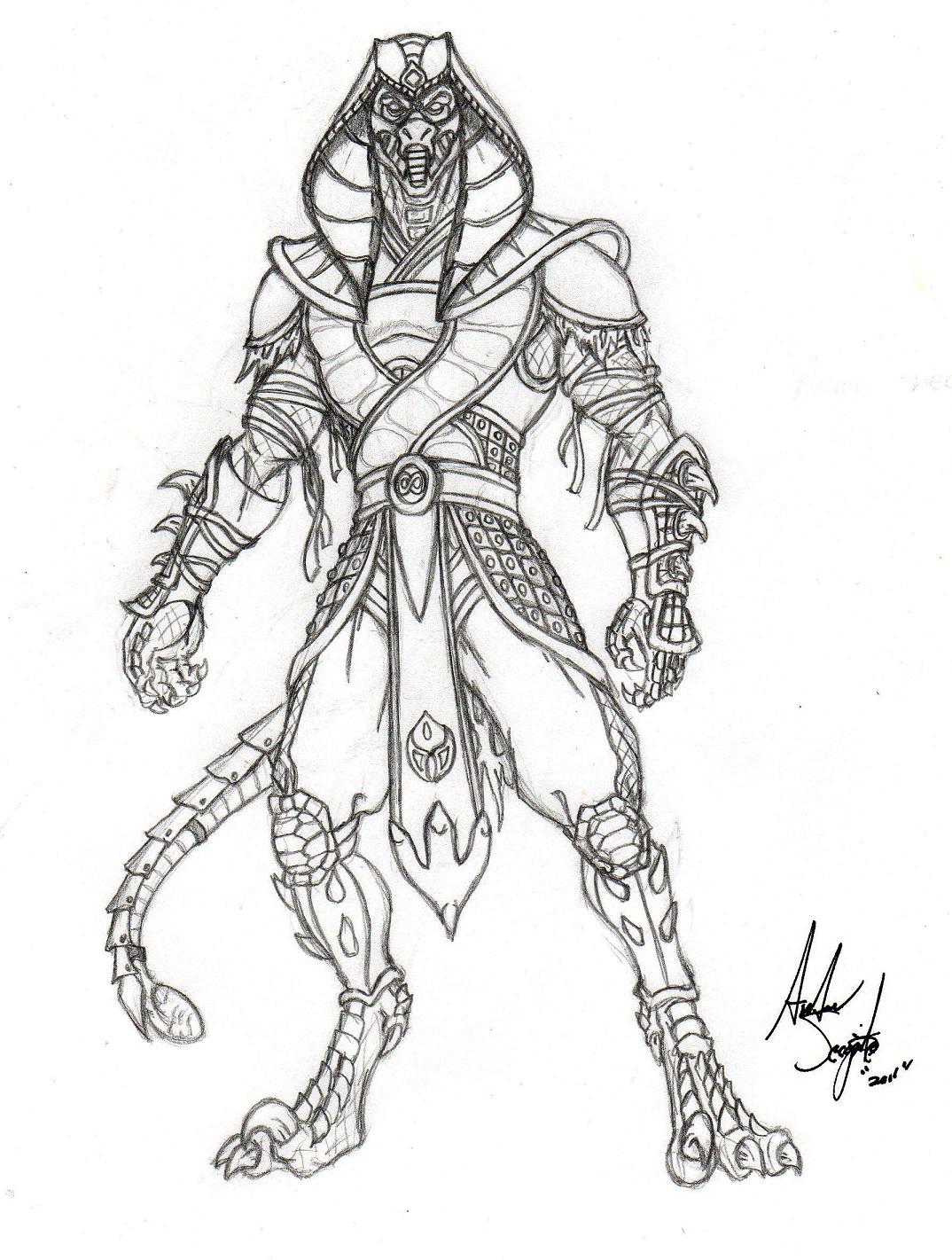 Mortal Kombat X Coloring Pages At Free Printable