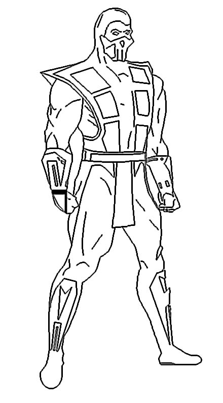 Mortal Kombat X Coloring Pages At Free Printable