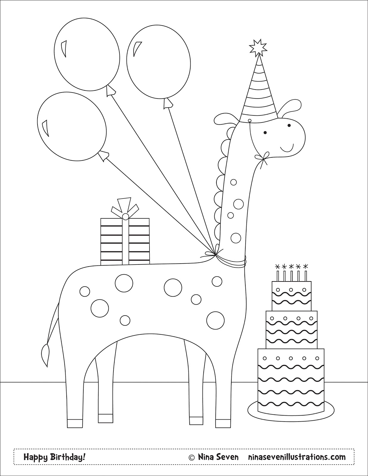 Personalized Happy Birthday Coloring Pages At GetColorings Free 