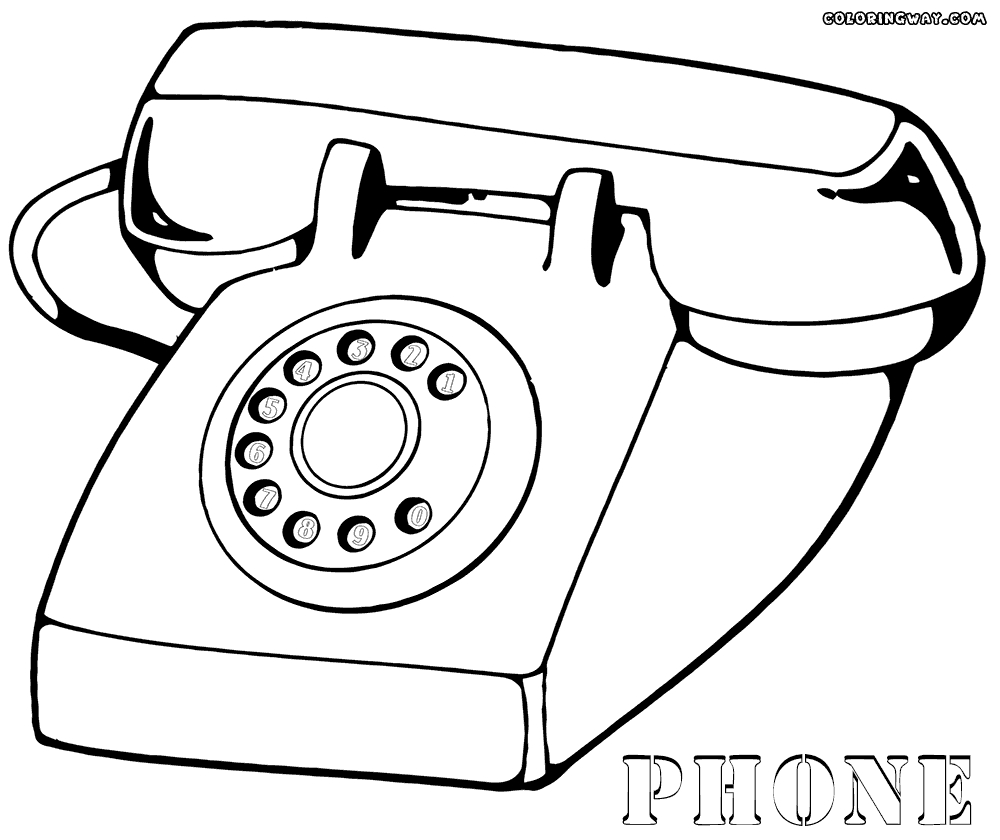 Phone Coloring Pages At GetColorings Free Printable Colorings 