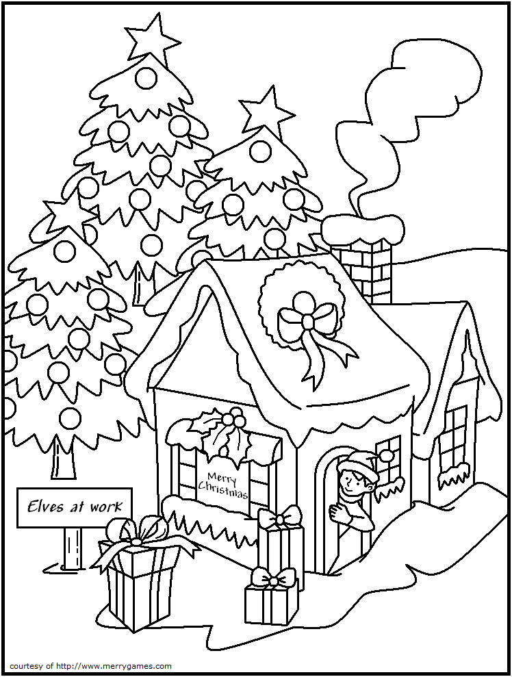 Printable Christmas Elf Coloring Pages At GetColorings Free 
