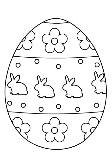 Printable Easter Egg Coloring Pages At GetColorings Free 