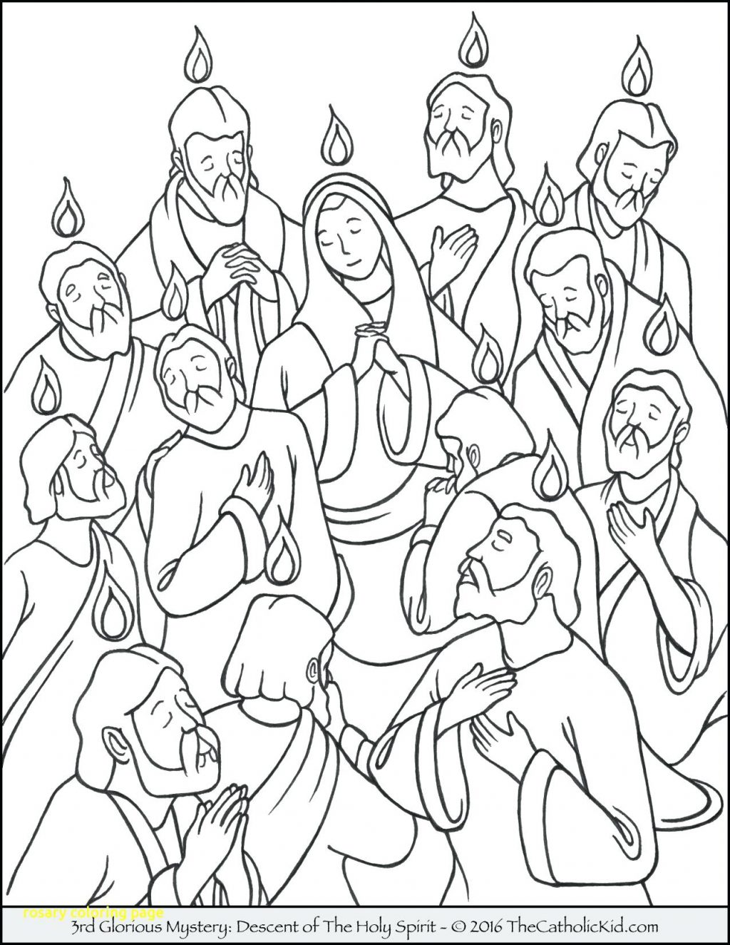 Rosary Beads Coloring Page At GetColorings Free Printable