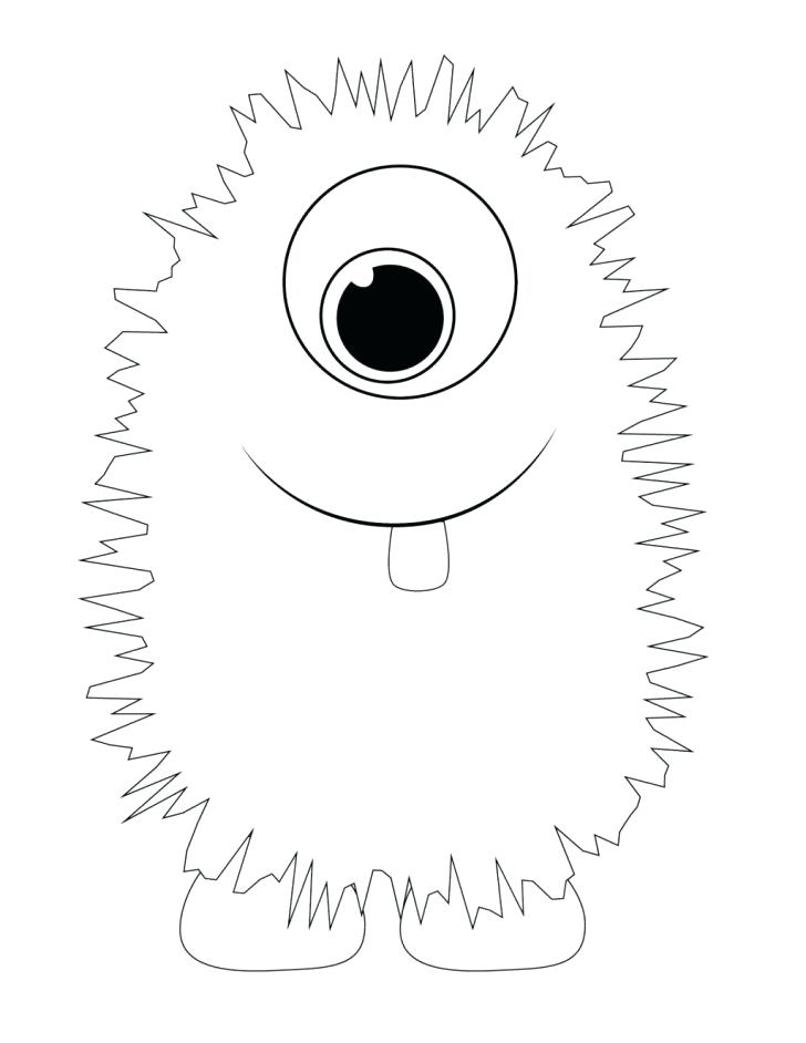Silly Monster Coloring Pages At GetColorings Free Printable 
