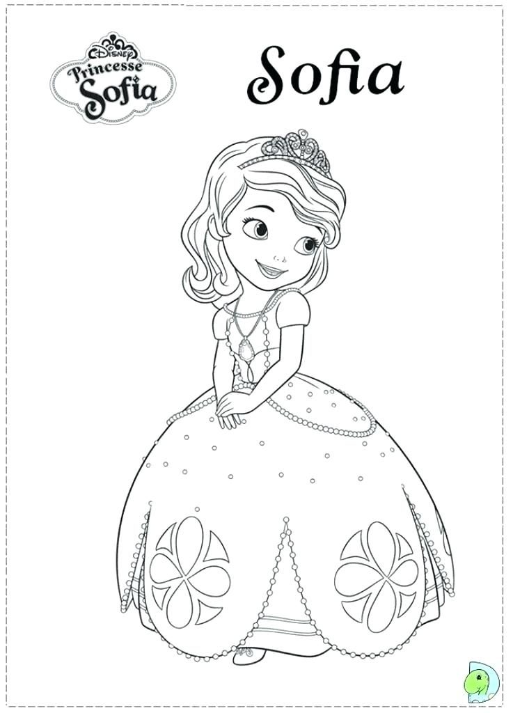 Sofia The First Printable Coloring Pages At Free