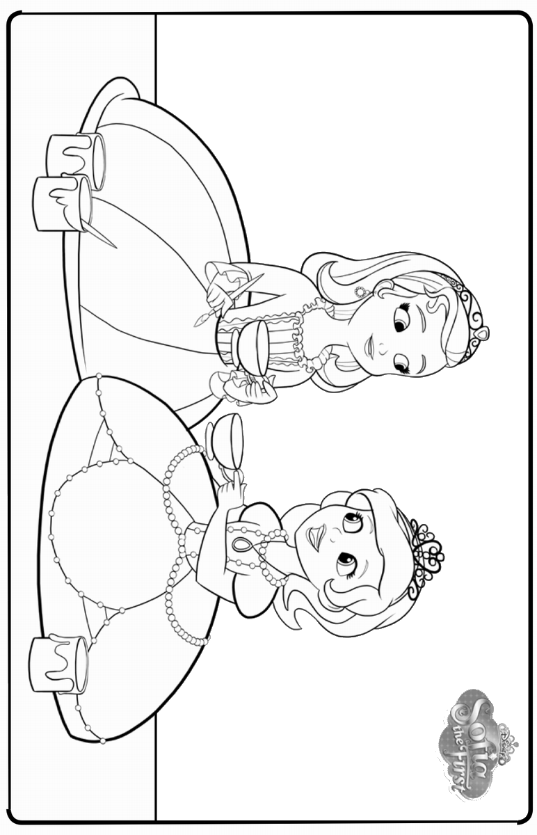 Sofia The First Printable Coloring Pages At Free