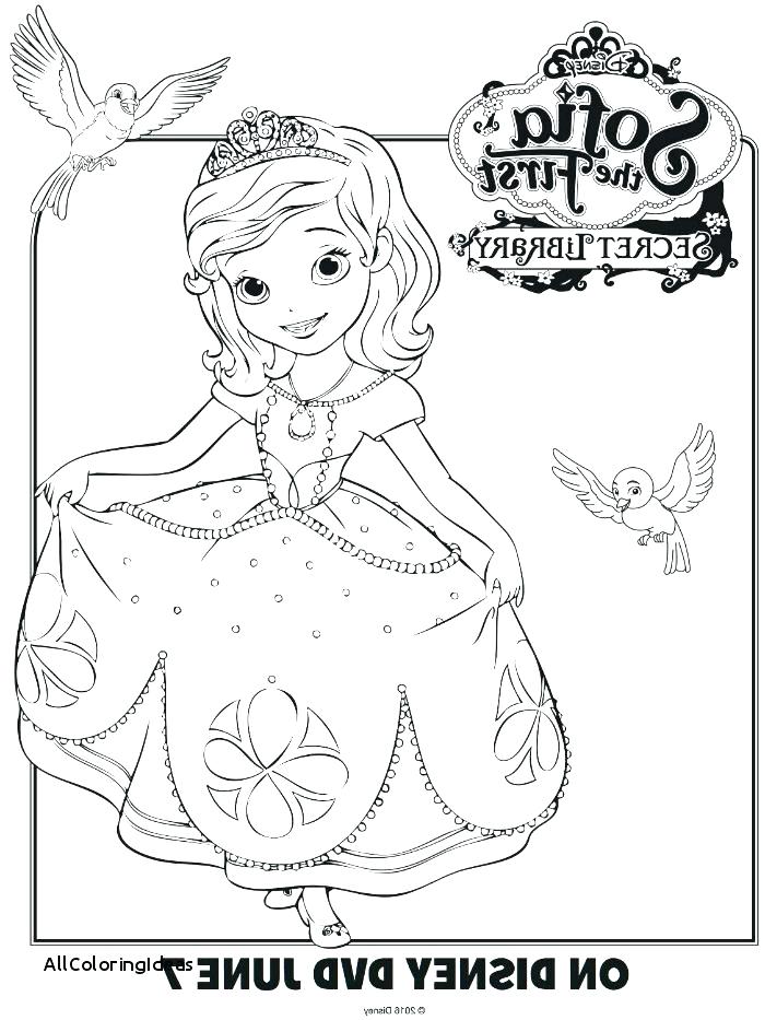 Sofia The First Printable Coloring Pages At Free