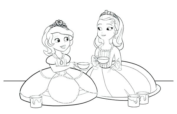 Sofia The First Printable Coloring Pages At Free