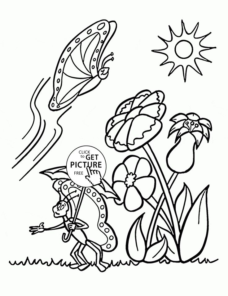 Spring Coloring Pages Pdf At GetColorings Free Printable