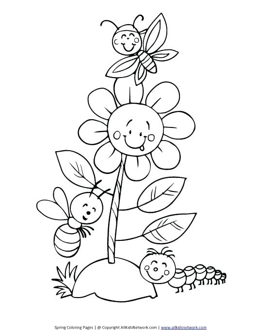 Spring Coloring Pages Pdf At GetColorings Free Printable