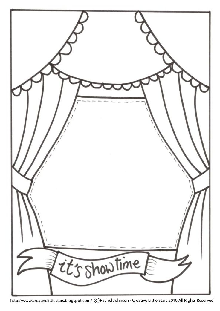 Stage Coloring Page At GetColorings Free Printable Colorings 