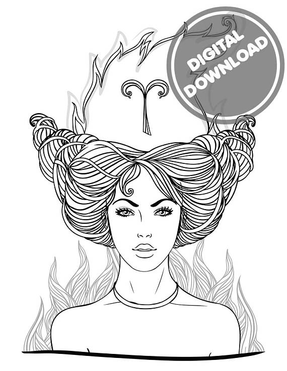 Aries Coloring Pages at GetColorings.com | Free printable colorings ...
