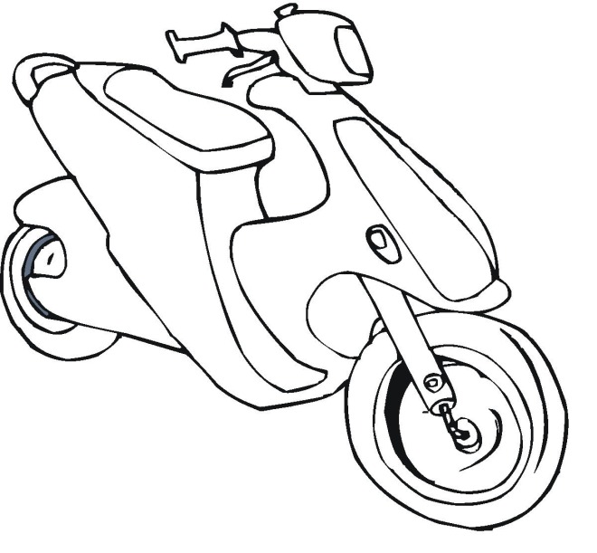Scooter Coloring Pages at GetColorings.com | Free printable colorings ...