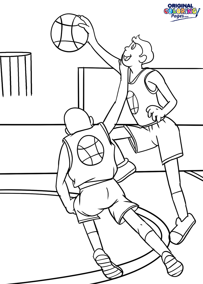Slam Dunk Coloring Pages at GetColorings.com | Free printable colorings ...