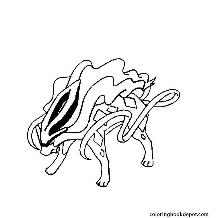Suicune Coloring Page at GetColorings.com | Free printable colorings ...